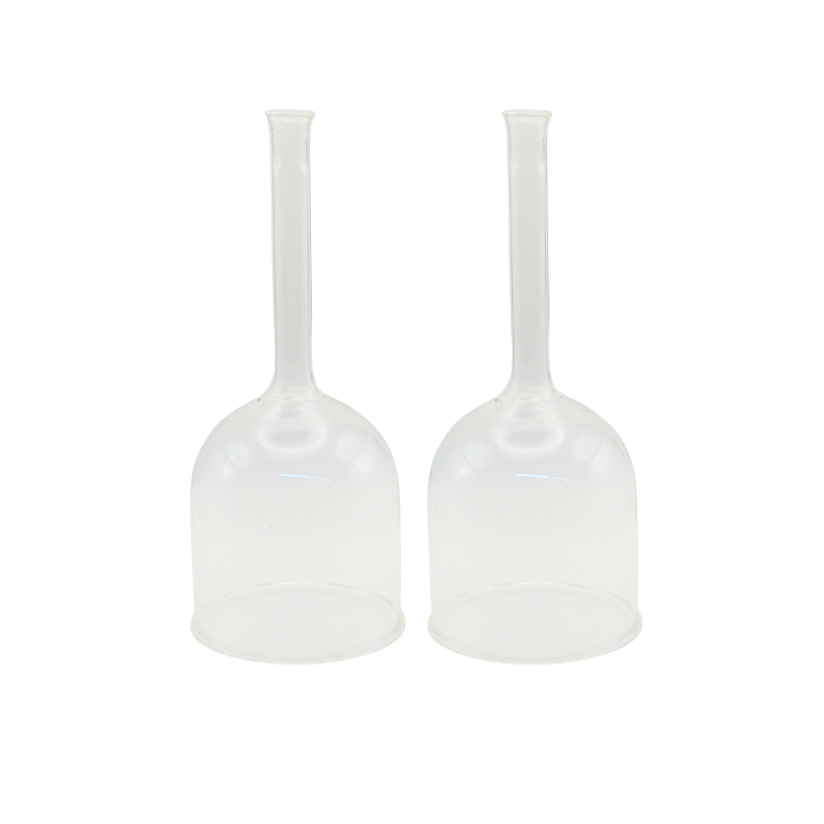 Glass Body Cups Pair