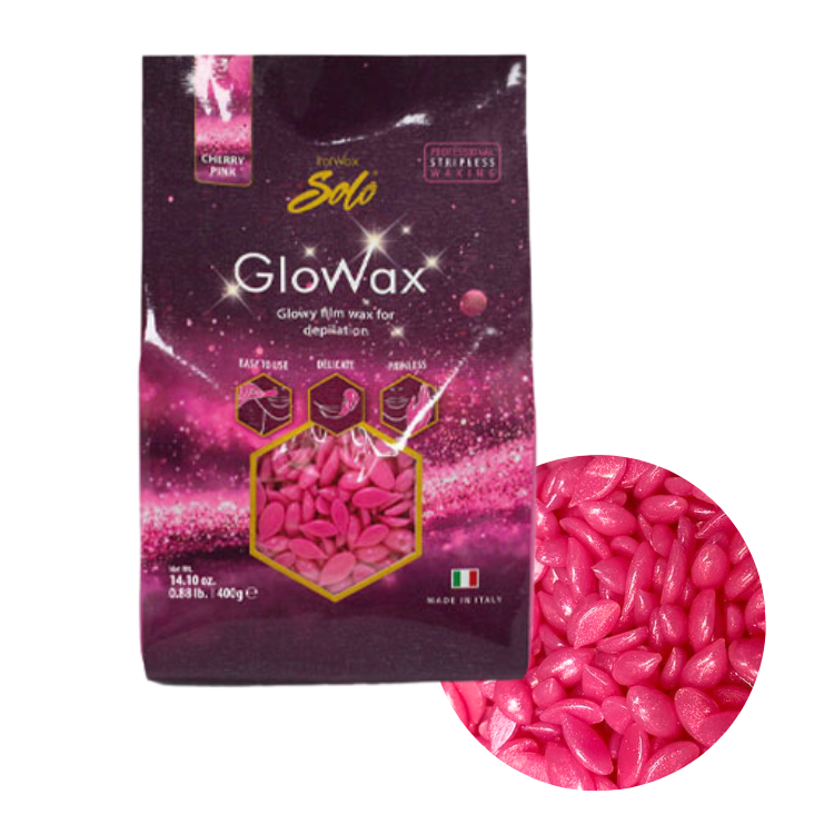 Italwax Cherry Pink Film Wax for Glow Kit 400g